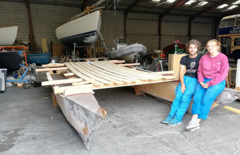 Solen et Guillaume, sur un petit nuage - Chasse Marée